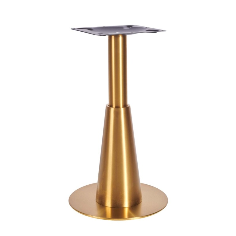 Taposine Bistro Kitchen Dining Table in Solid Marble 60cm Round | NetFurniture