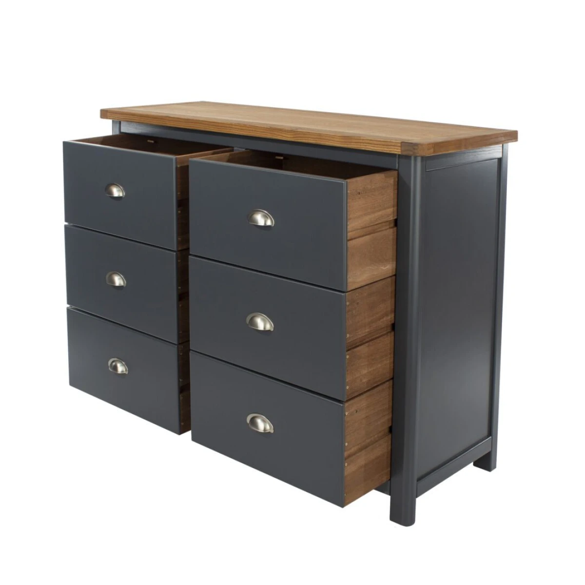 Kilo 3+3 Double Drawer Wide Chest