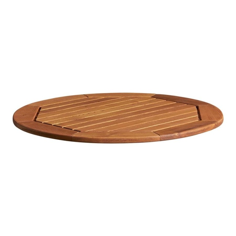 Robinia Wood Table Top - Durable 70cm Round | Net Furniture