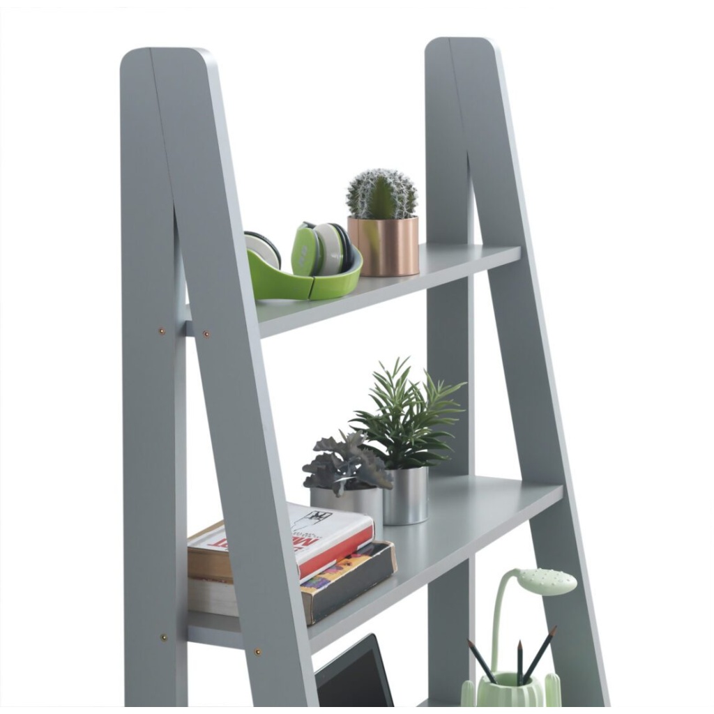 Grey Ladder Desk - Space Saving Office | Net Furniture UK