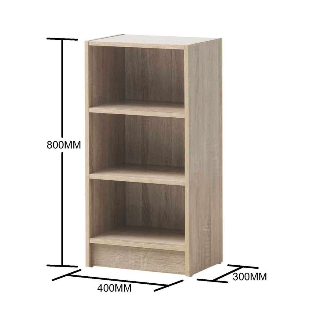 Enantial Small Narrow Bookcase Oak
