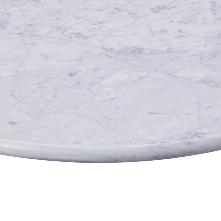 70cm Round Tabus Solid Carrara Marble Table Top – 20mm Thick