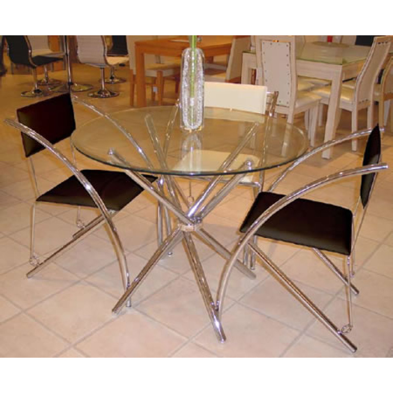 Azurone Table Base Continental - 3 Leg - Black Aluminium